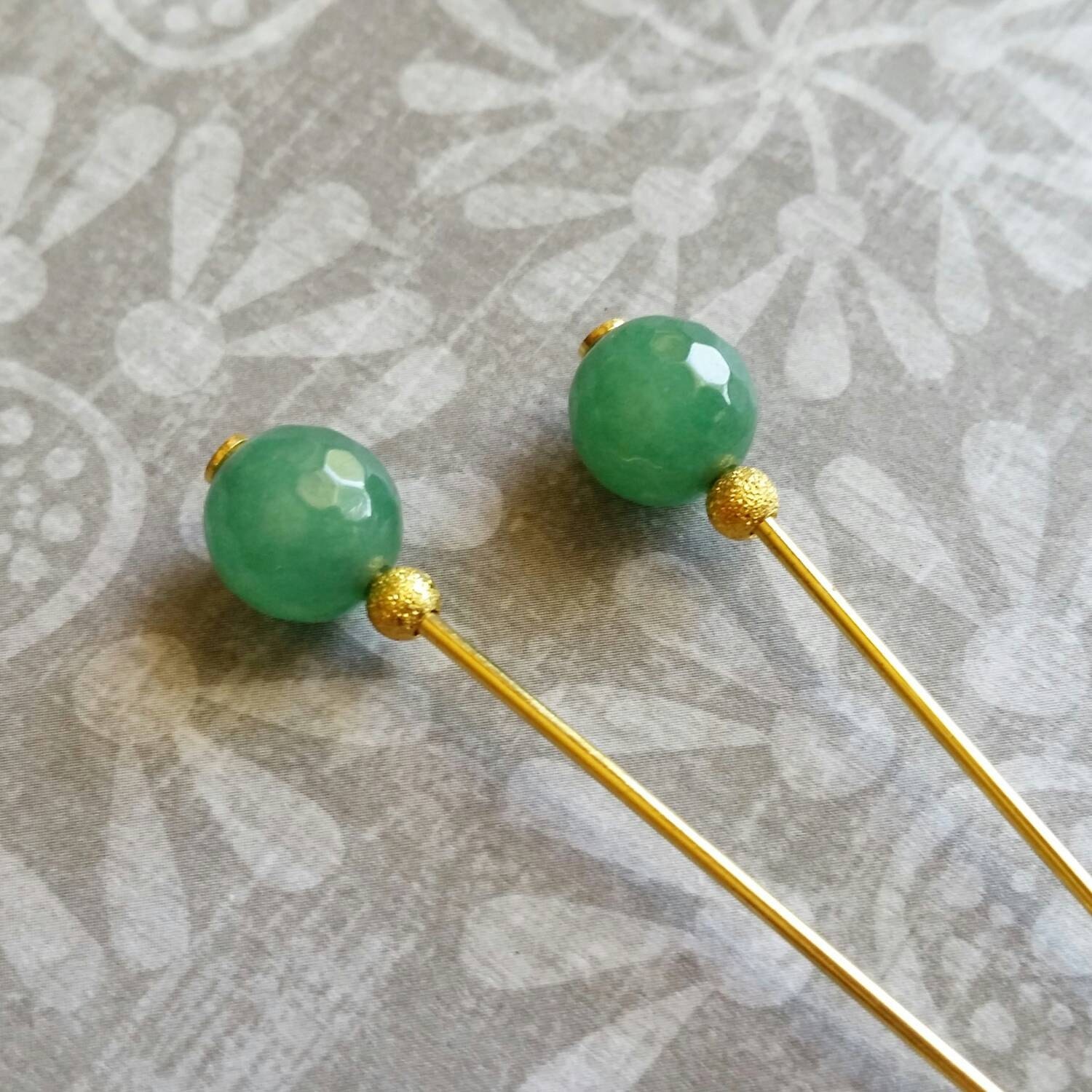 Hijab Pin Glamorous Green Jade Scarf Pin Hijab Accessory - Etsy