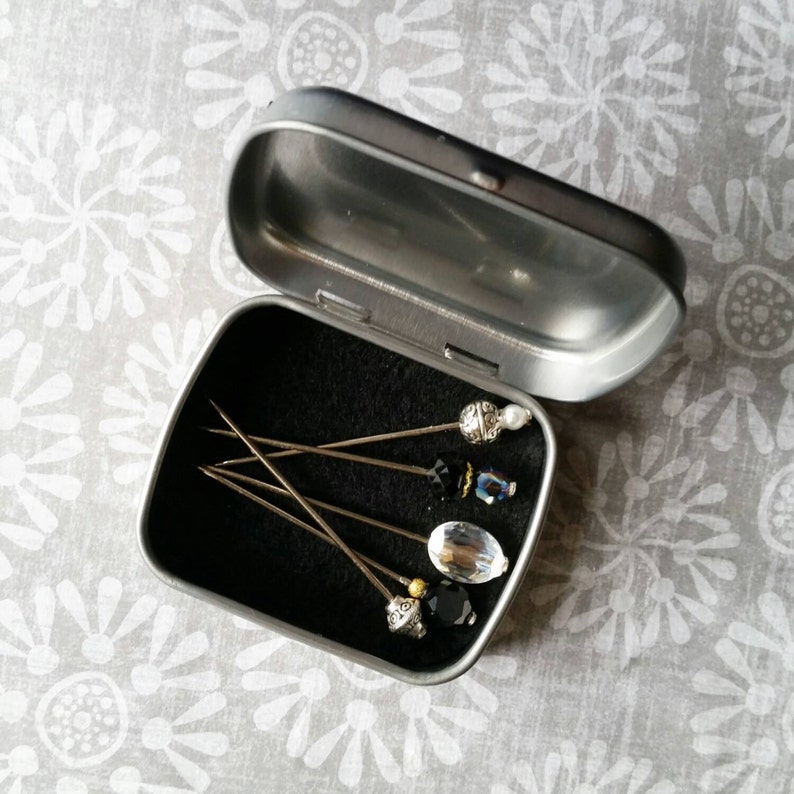 Hijab Pin Travelling Tin Hijab Pin Box Hijab Pin Hijab - Etsy