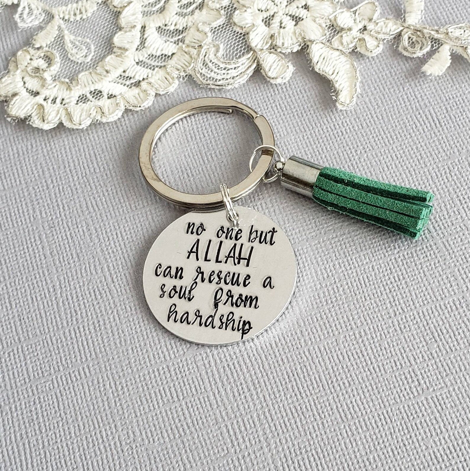 No One but Allah Personalize Islamic Keychain Islamic Quote - Etsy
