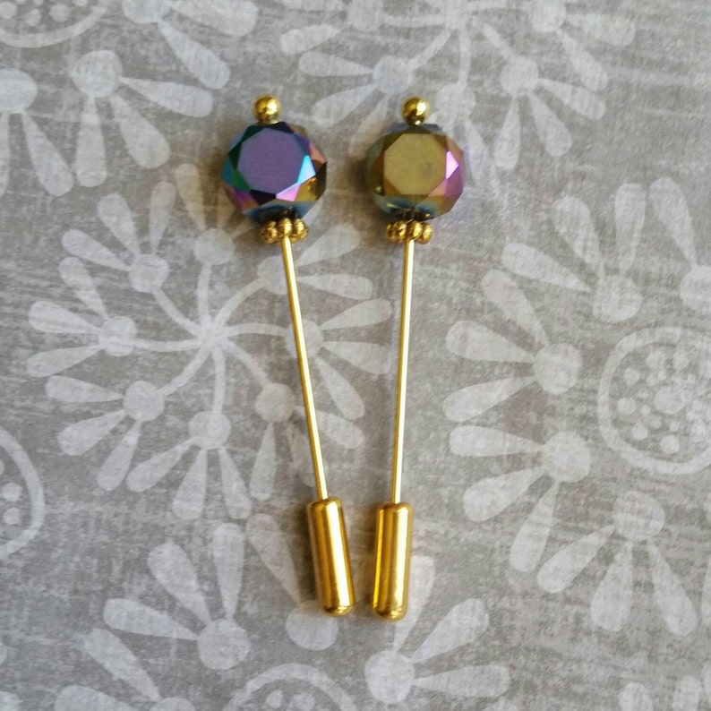 Black Hijab Pin Scarf Pin Hijab Accessory Bridal Hijab Hat | Etsy