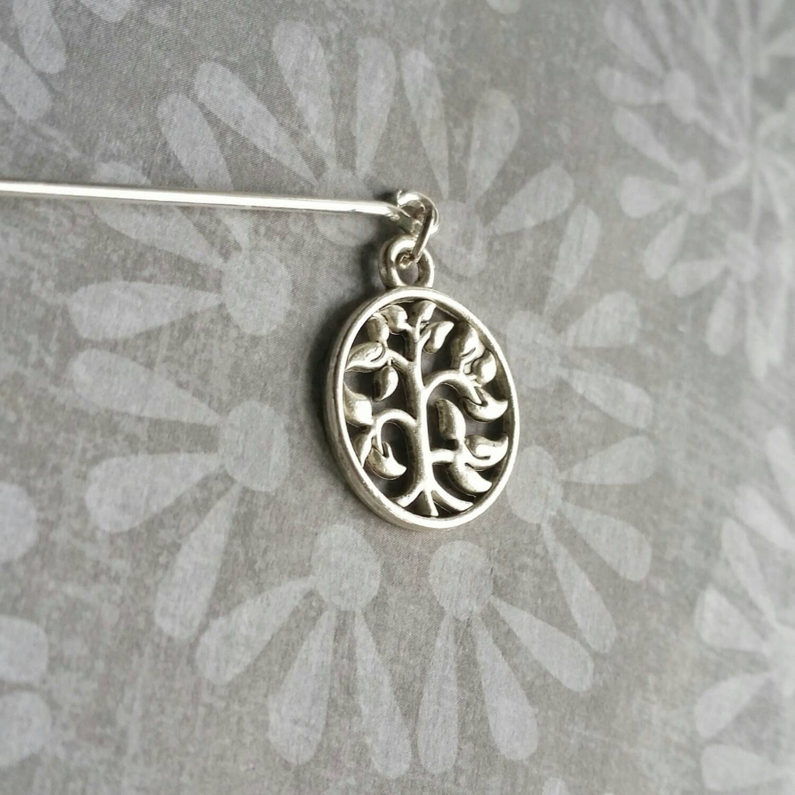 Hijab Pins, Silver, Tree, Hijab Accessories, Bridal Hijab, Wedding ...