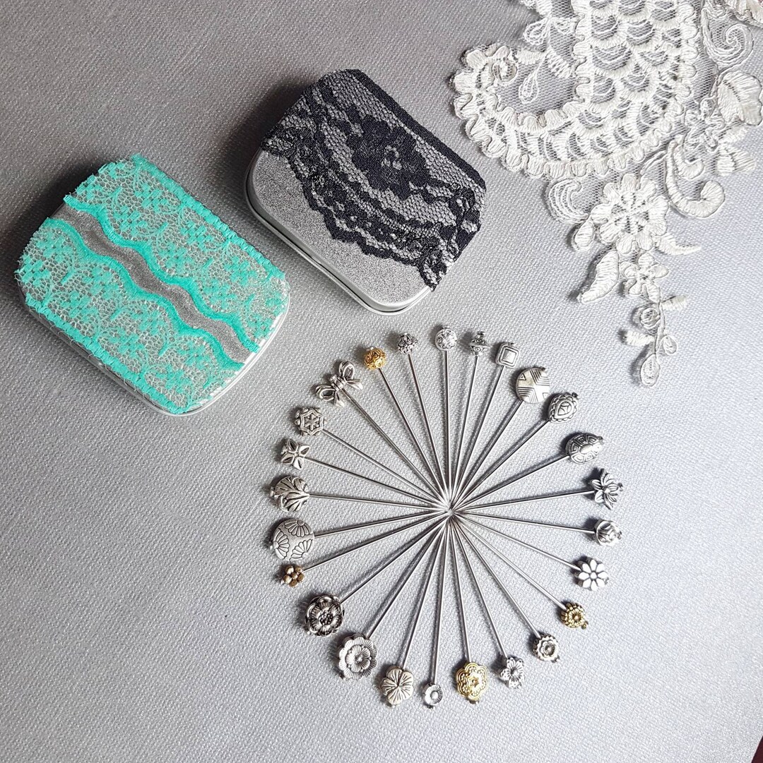 Hijab Pin Travelling Tin, Hijab Pin Box, Hijab Gift Set, Eid Gift ...