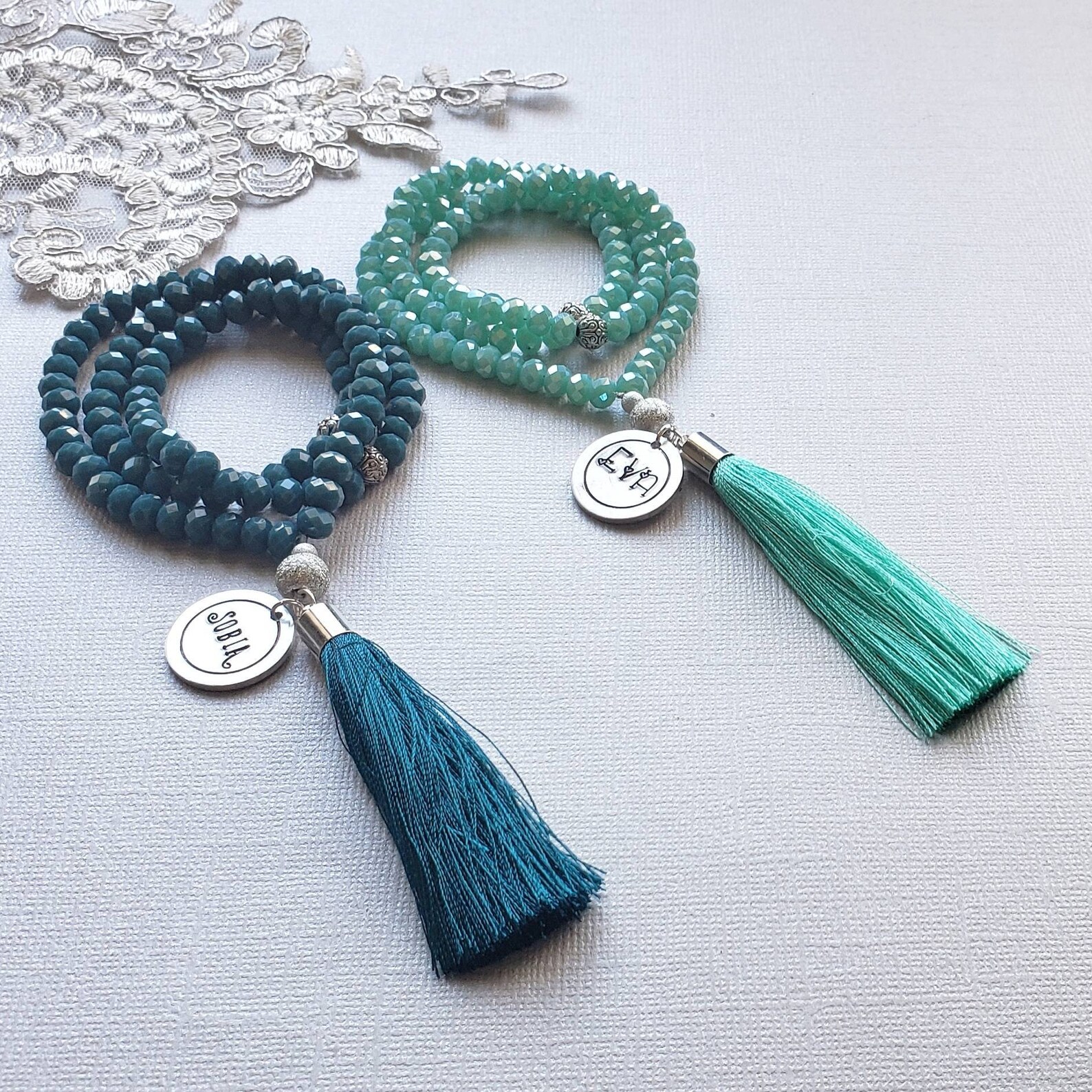 Tasbih Personalized Tasbeeh Tasbih Favor Islamic Prayer | Etsy