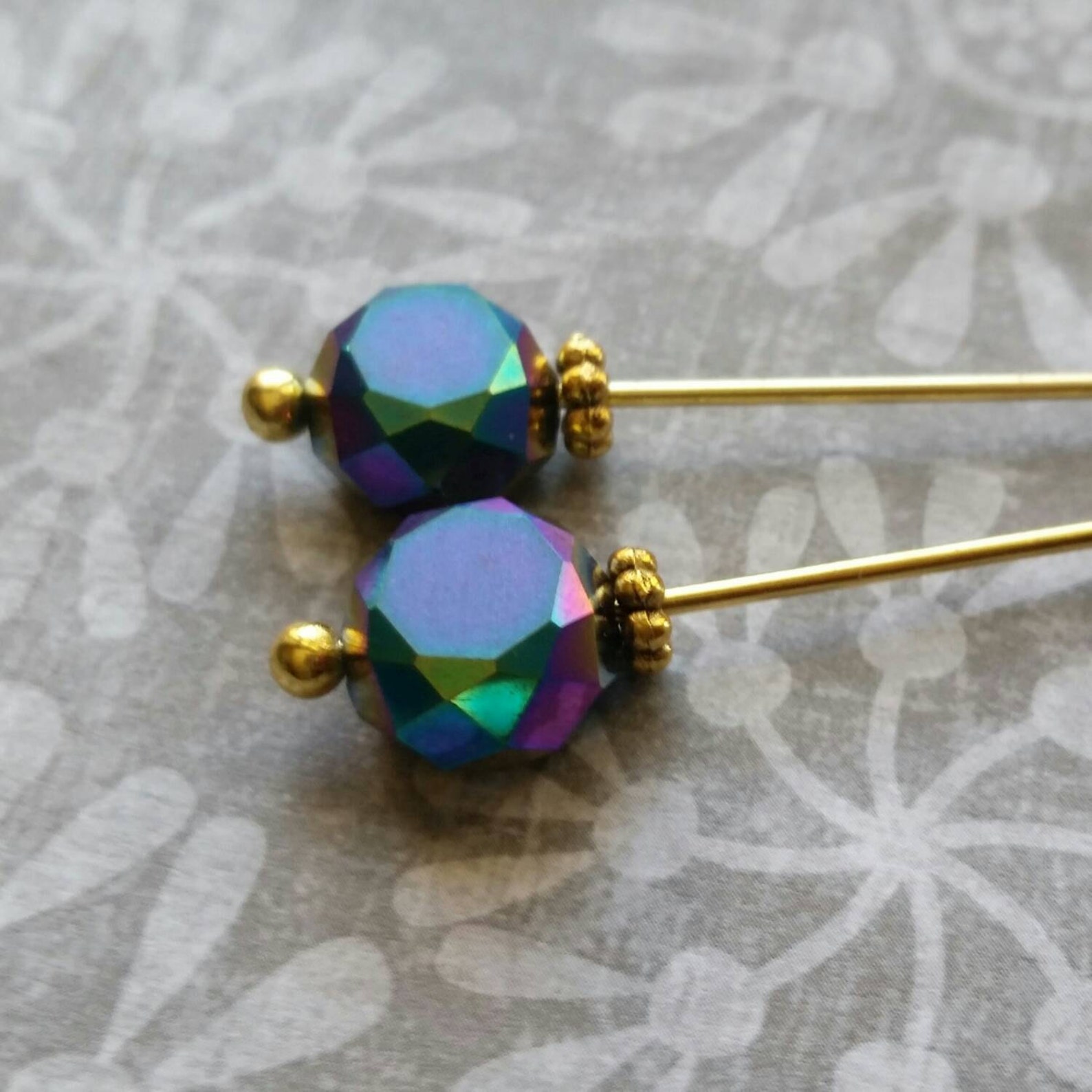 Black Hijab Pin, Scarf Pin, Hijab Accessory, Bridal Hijab, Hat Pin ...