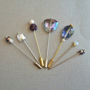 Purple Hijab Pin Set Tin, Hijab Pin Box, Hijab Accessories, Bridal ...