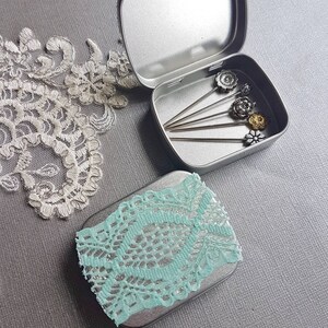 Hijab Pin Travelling Tin, Hijab Pin Box, Stick Pin, Hat Pin, Muslim ...