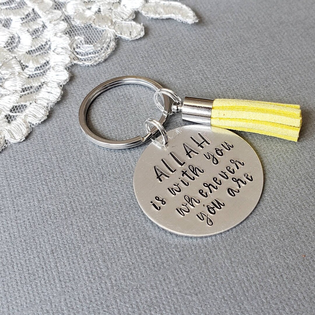 Personalized Gift, Islamic Gift, Personalized Keychain, Custom Key Ring ...