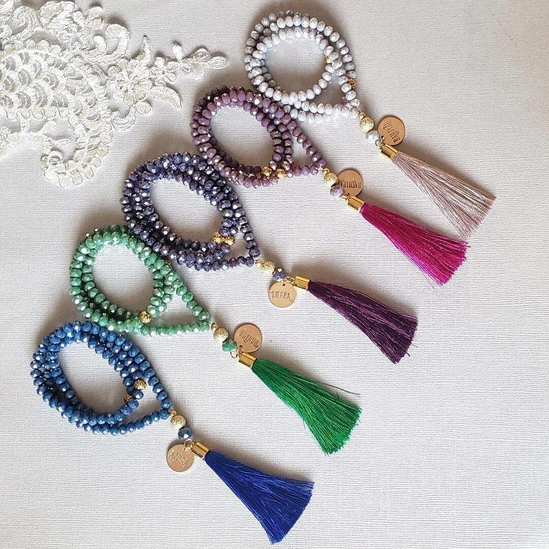 Tasbih Personalized, Tasbeeh, Tasbih Favor, Islamic Prayer Bead, Dhkir ...