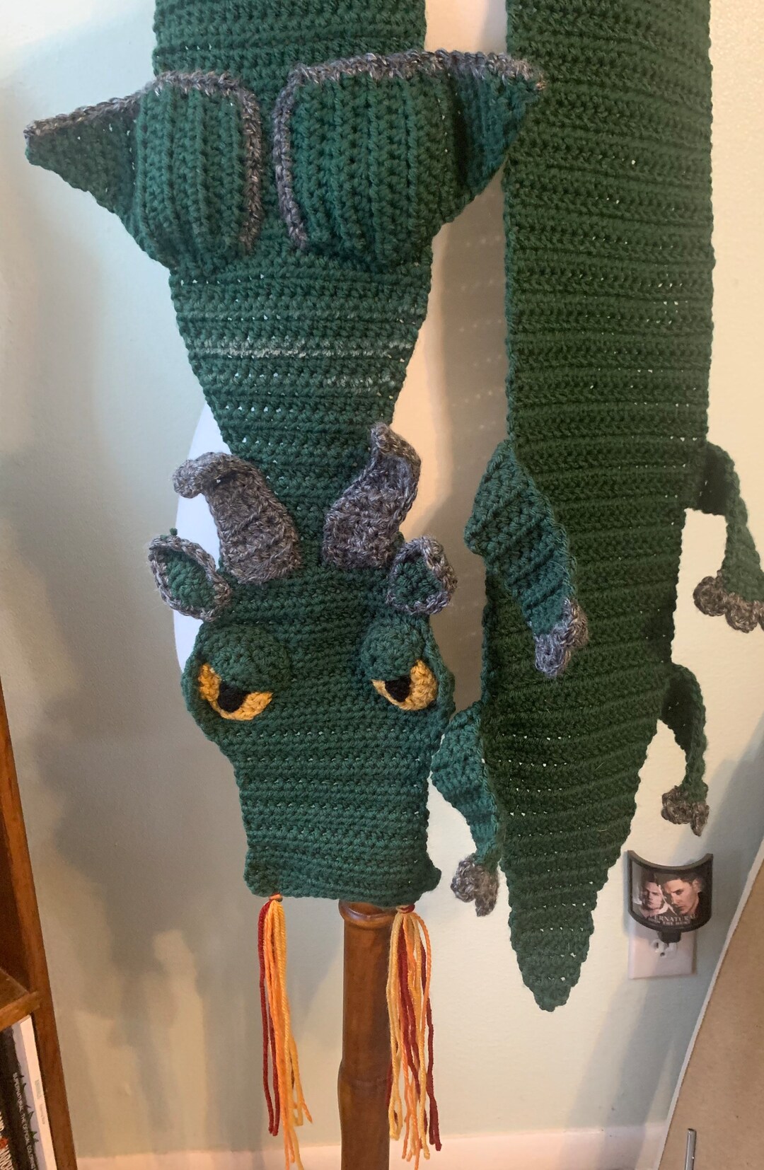 Dragon Scarf - Adult or Child Size - Etsy