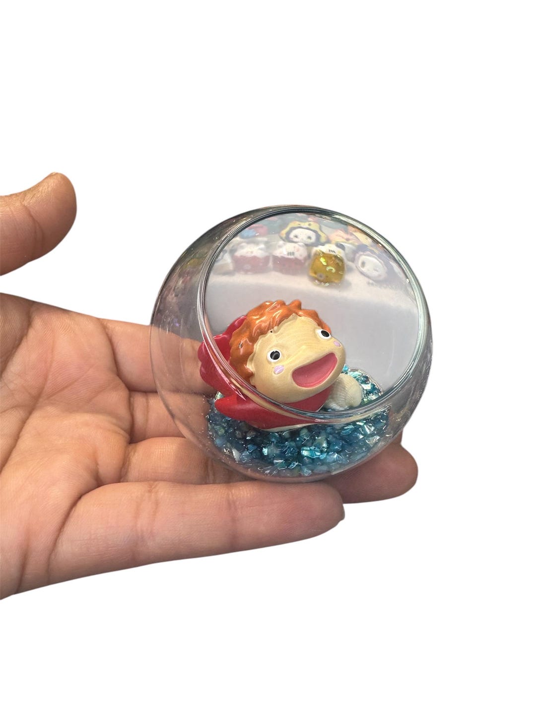 Ponyo Mini Landscape, Fishbowl Decoration - Etsy