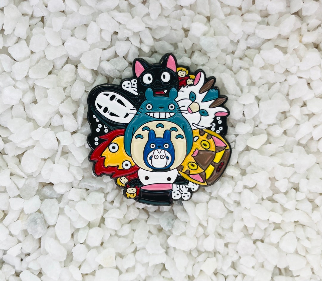 Studio Ghibli Characters Pin - Etsy