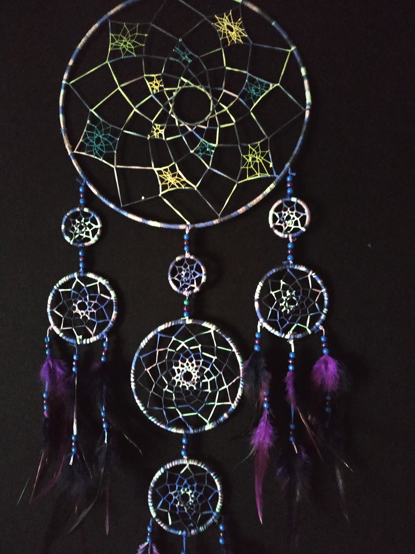 Large Dream Catcher, Handmade, Unique, Colorful - Etsy