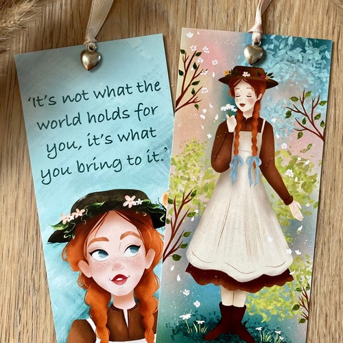 Anne of Green Gables Printable Bookmark With Quote Best - Etsy