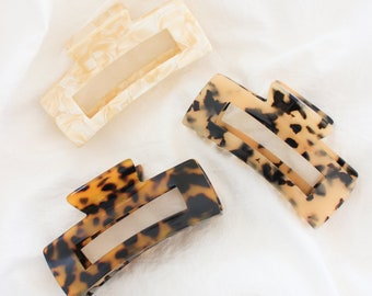 Tortoise Shell Claw Clip - Etsy