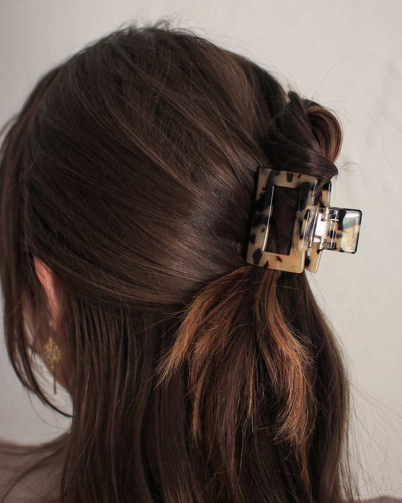 GLOSSED Mini Tortoise Shell Claw Clip - Etsy