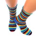Hand Knitted Rainbow Socks, Colorful Socks, Stylish Womens Socks ...