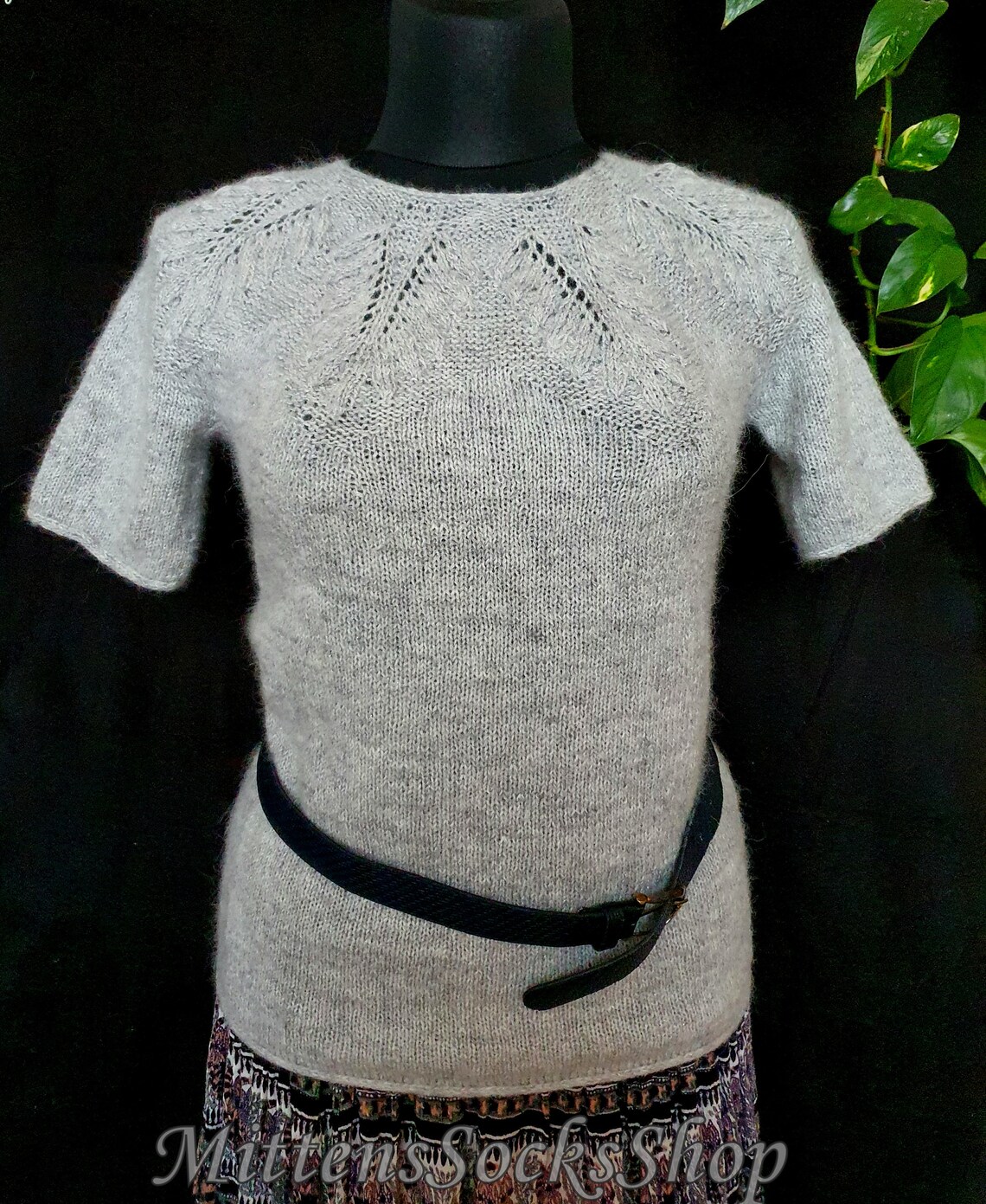 Hand Knit Gray Sweater Gray Womens Jumper Gray Mohair - Etsy