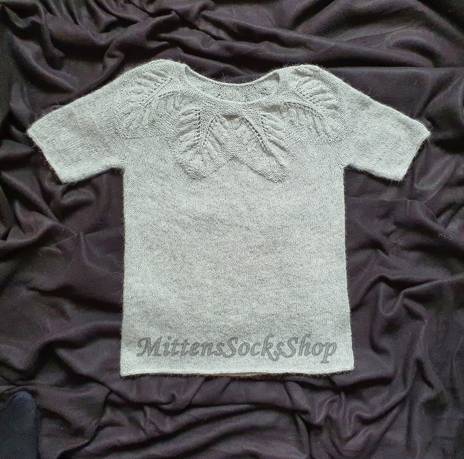 Hand Knit Gray Sweater Gray Womens Jumper Gray Mohair - Etsy