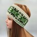 Hand Knit Nordic Headband, Ear Warmer, Fair Isle Headband, Wool ...
