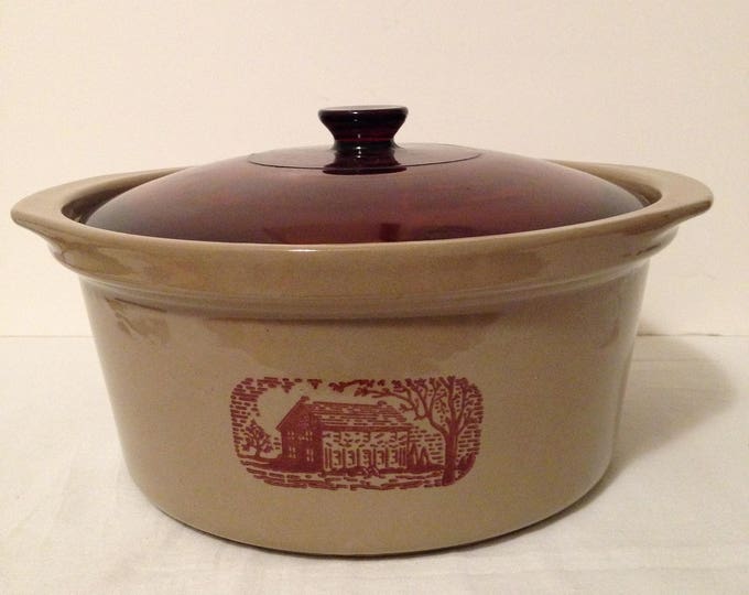 Amana Country Cooker Western Stoneware With Lid, Radarange, Microwave ...
