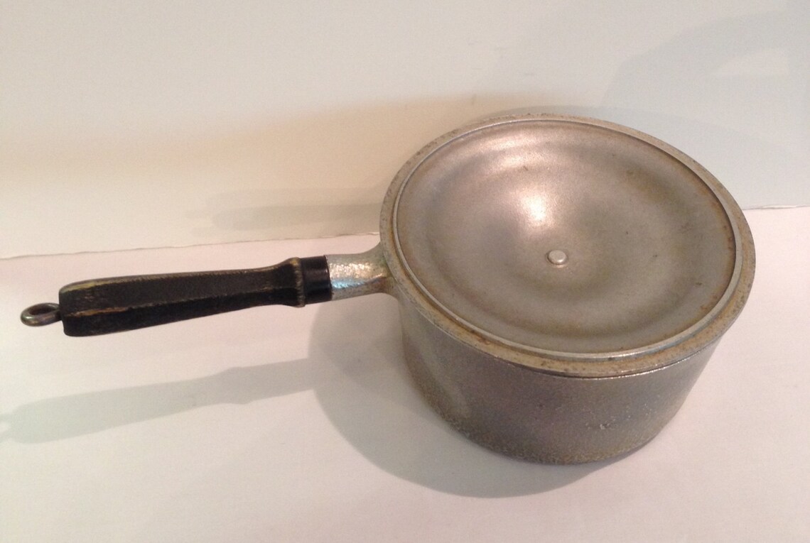 Club Hammered Aluminum Sauce Pan Hammercraft Cookware Wooden | Etsy