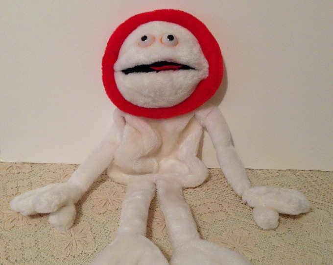 Campbell's Soup Spaghetti-o Puppet, Mr. O Figure Mascot, Hand Puppet ...