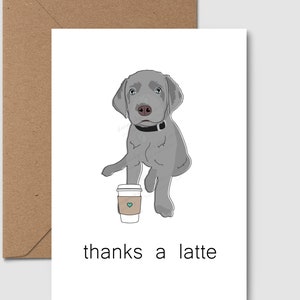 Chocolate Labrador Thank You Cards | Thanks Furry Much | Personalized ...