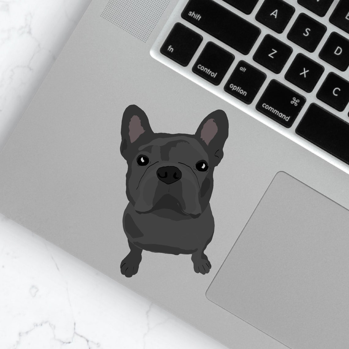 Frenchie Sticker Black Frenchie Laptop Vinyl Decal - Etsy