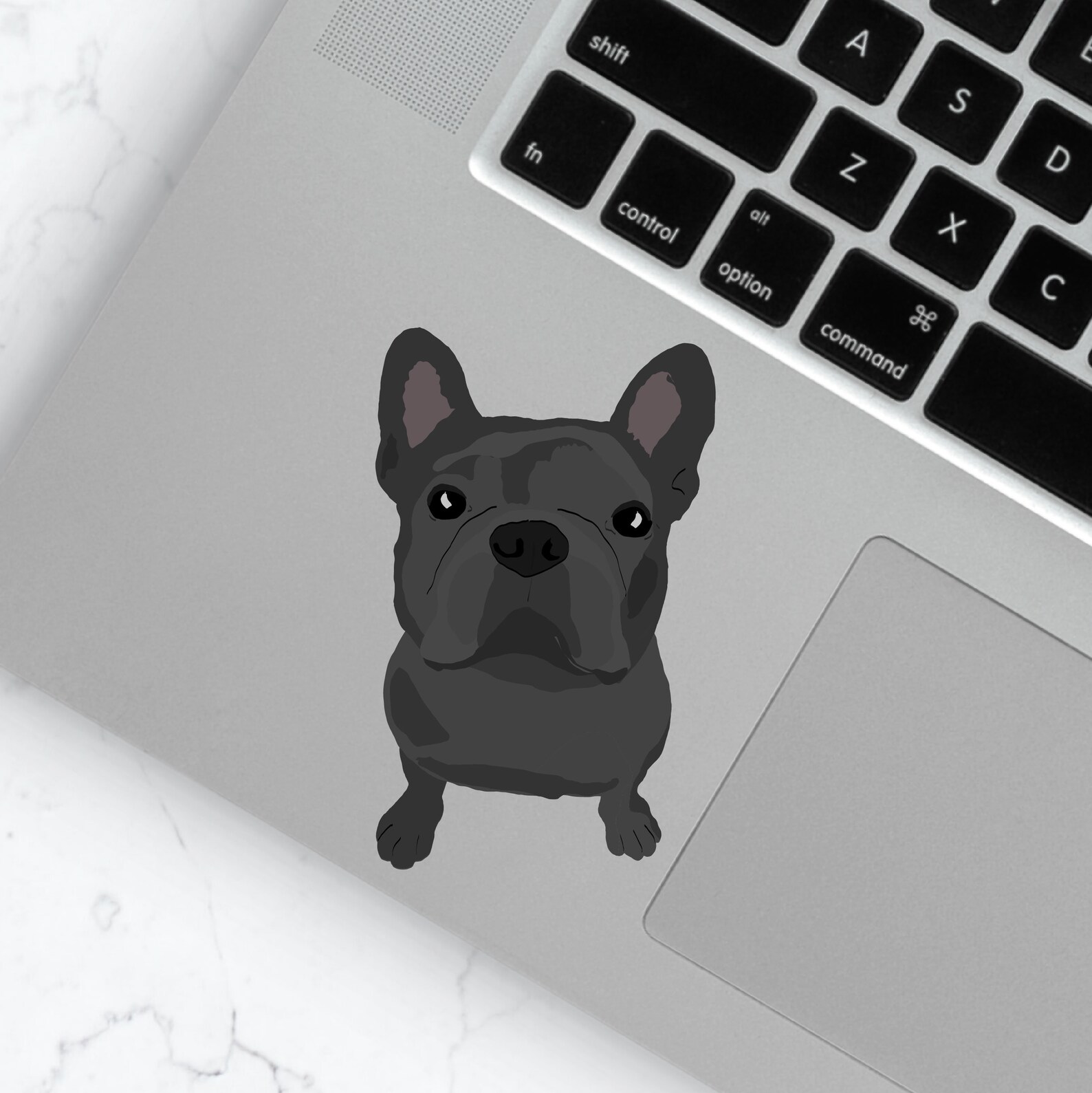 Frenchie Sticker Black Frenchie Laptop Vinyl Decal - Etsy