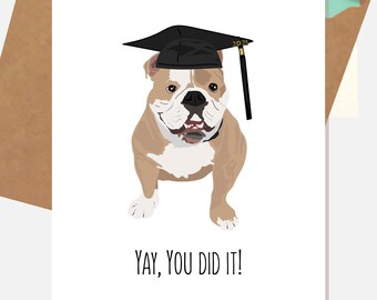 Dachshund Dog Graduation Card Congrats 2021 Grad | Etsy