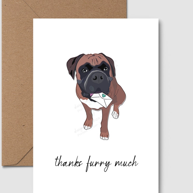 Dog Thank You Note - Etsy