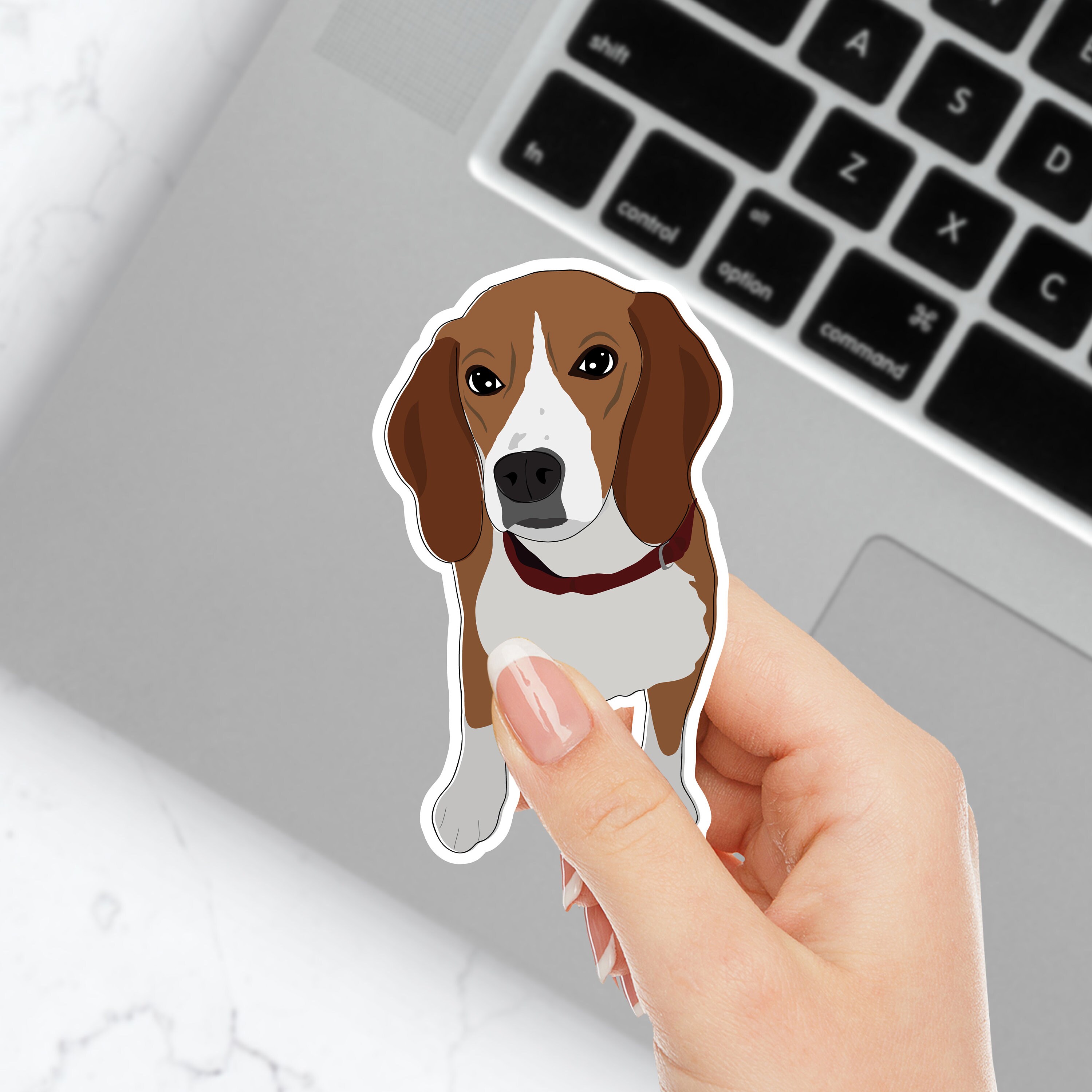 Beagle Vinyl Sticker Laptop Decal - Etsy