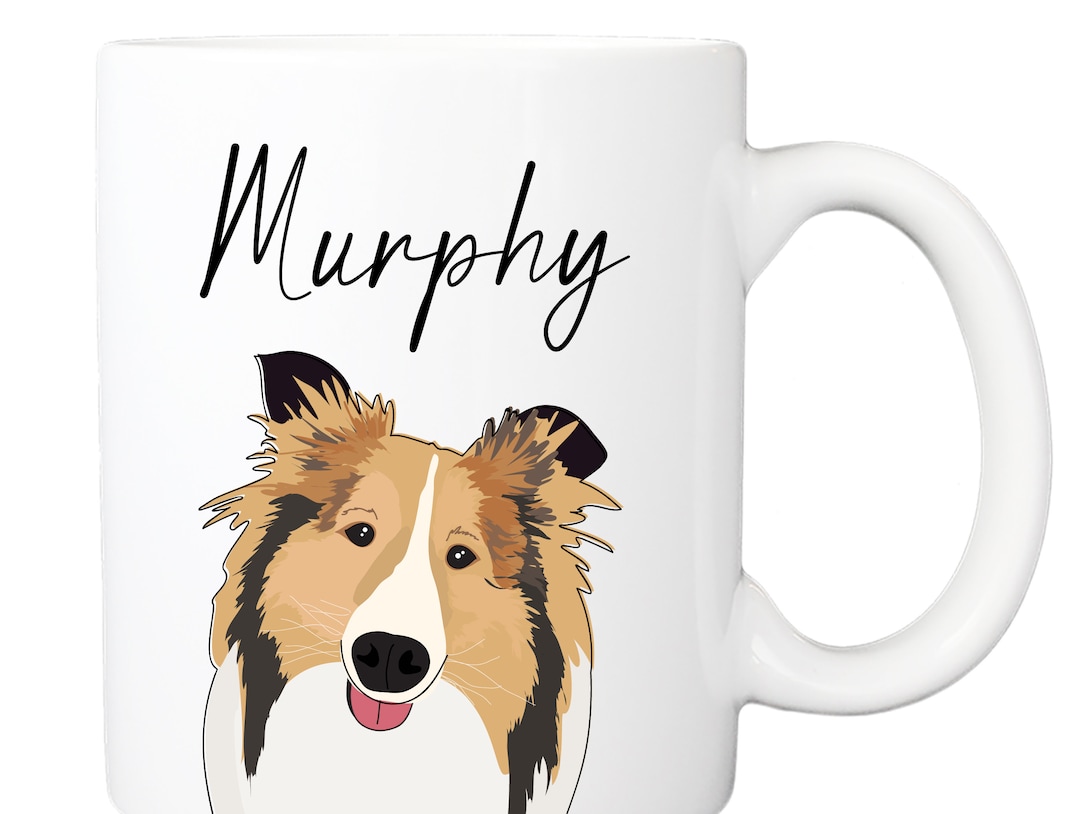 Sheltie Mug | Collie Dog Coffee Mug | Personalized Dog Gifts - Etsy