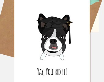 Dachshund Dog Graduation Card Congrats 2021 Grad | Etsy