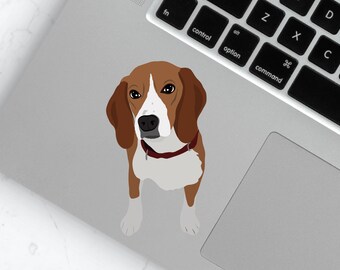 Beagle Hound Dog Stickers One Inch Round Seals - Etsy