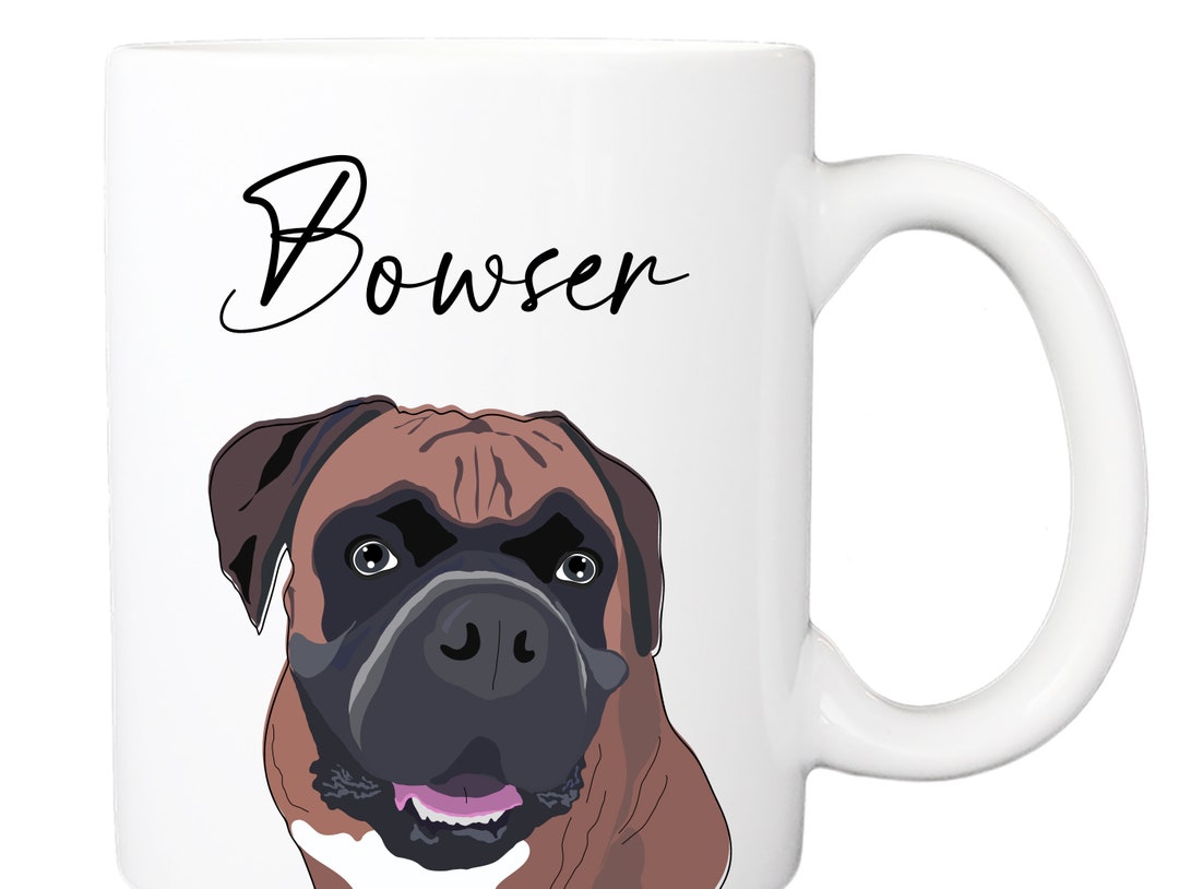 Boxer Mug | Dog Coffee Mug | Personalized Dog Gifts - Etsy