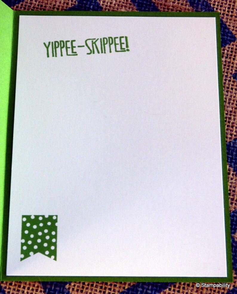 Tiny Banners - Congratulations Card - Yippee Skippee! - Handmade Card ...