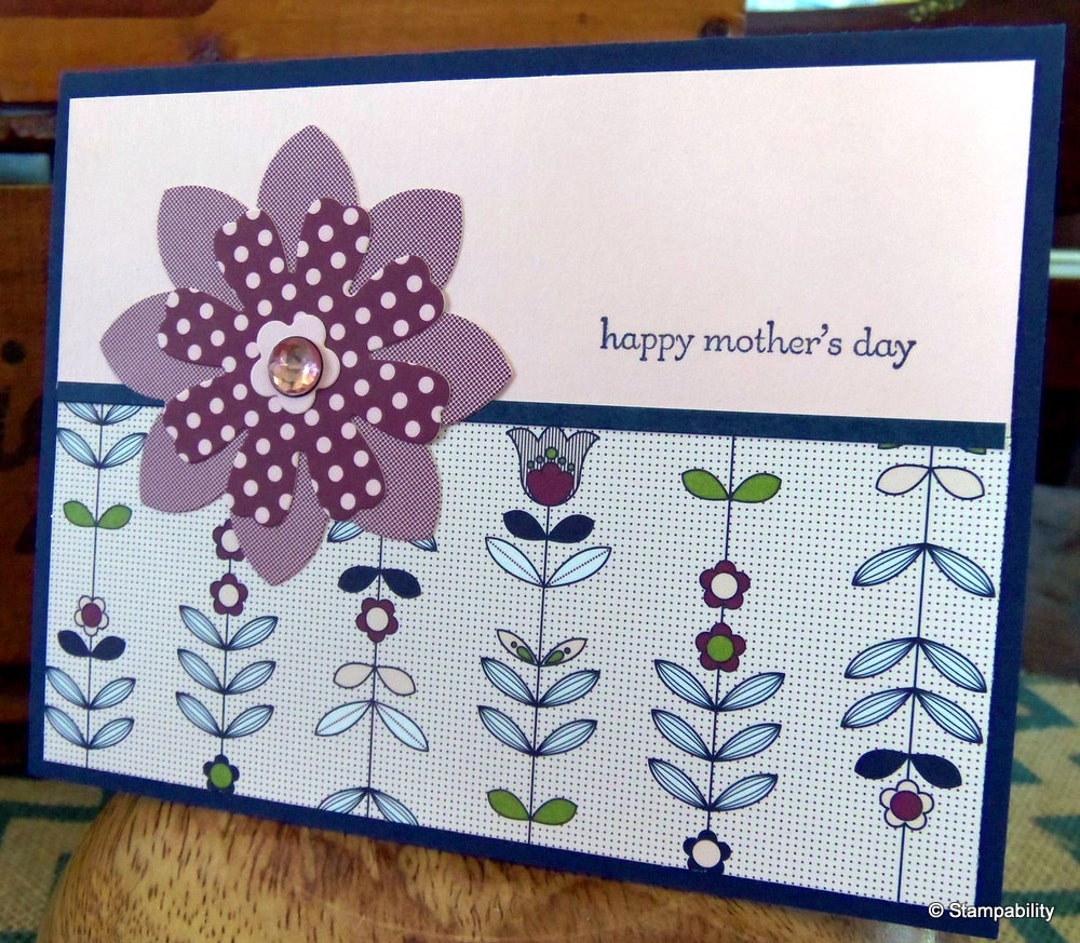 Mother's Day Card, Happy Mother's Day, Greeting Card With Envelope ...