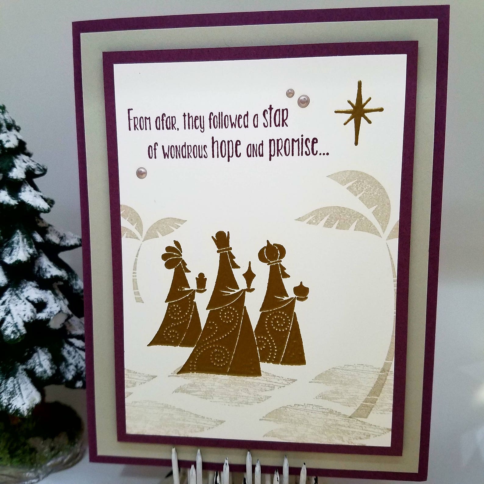 Wise Men Christmas Cards Holiday Cards Handmade Card Greeting Cards ...