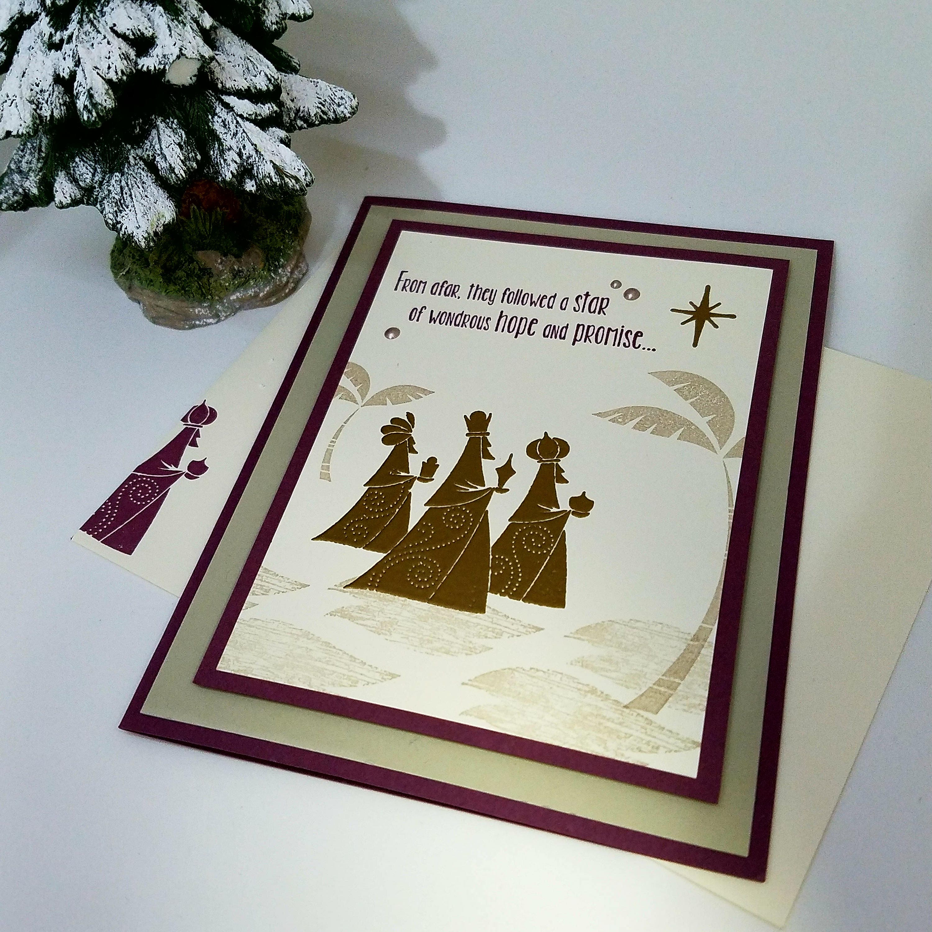 Wise Men Christmas Cards Holiday Cards Handmade Card Greeting Cards ...