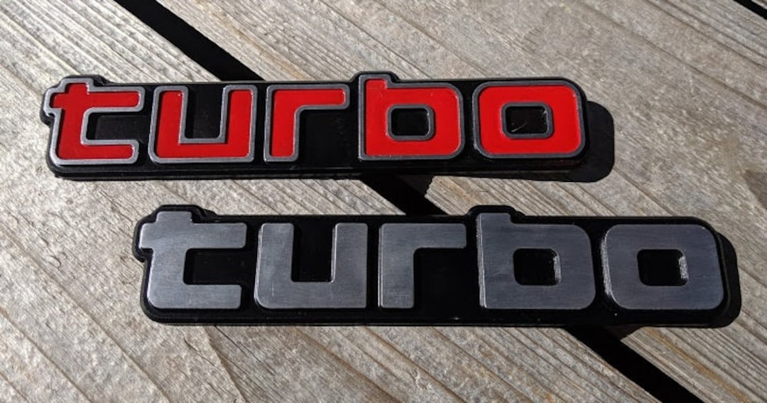 Universal Turbo Badge - Etsy Australia