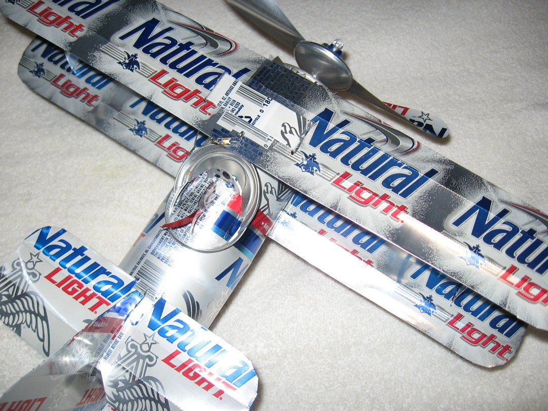 Light 19 Beer Can Airplane,handcrafted - Windspinner,suncatcher,can Art ...