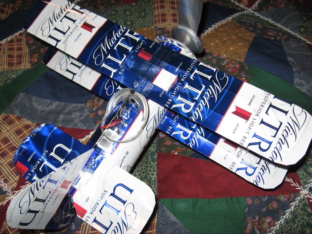 Ultra Beer Can Airplane - Handcrafted-wind Spinner- Airplane - Sun ...