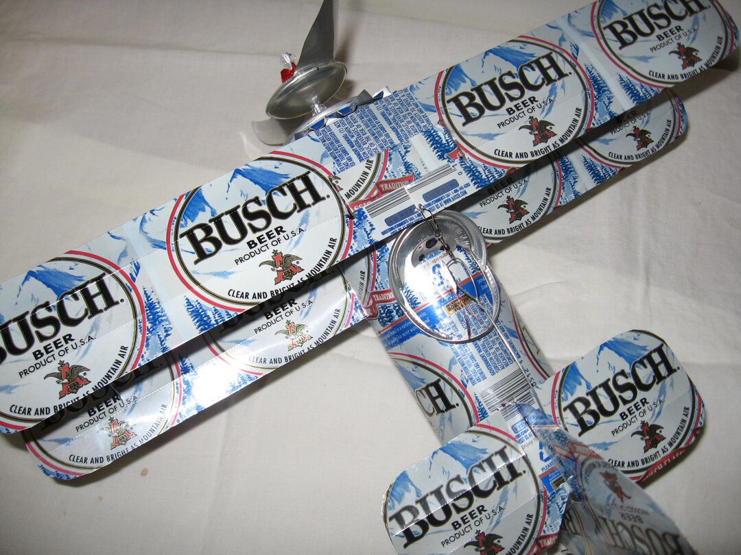 Handcrafted Beer Can Airplane Wind Spinner - Etsy