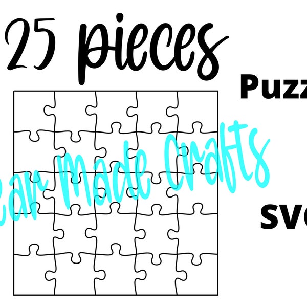 25 Piece Puzzle - Etsy