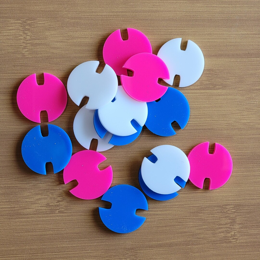 Removable Acrylic Pom Pom Buttons for Beanies and Other Handmade Items ...