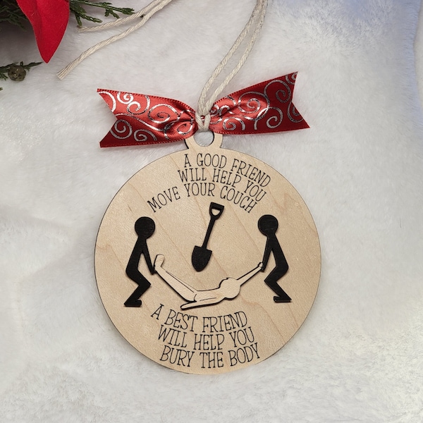 Inappropriate Best Friend Christmas Ornaments - Etsy