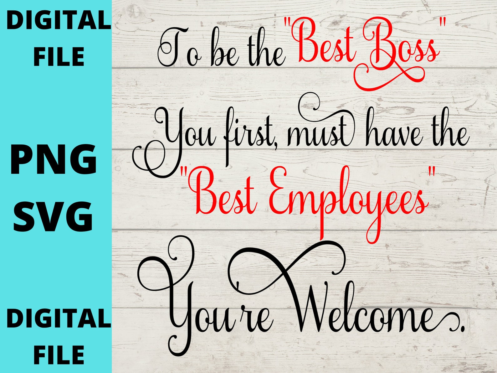 Best Boss SVG Instant Download Cutting File Cricut Design - Etsy