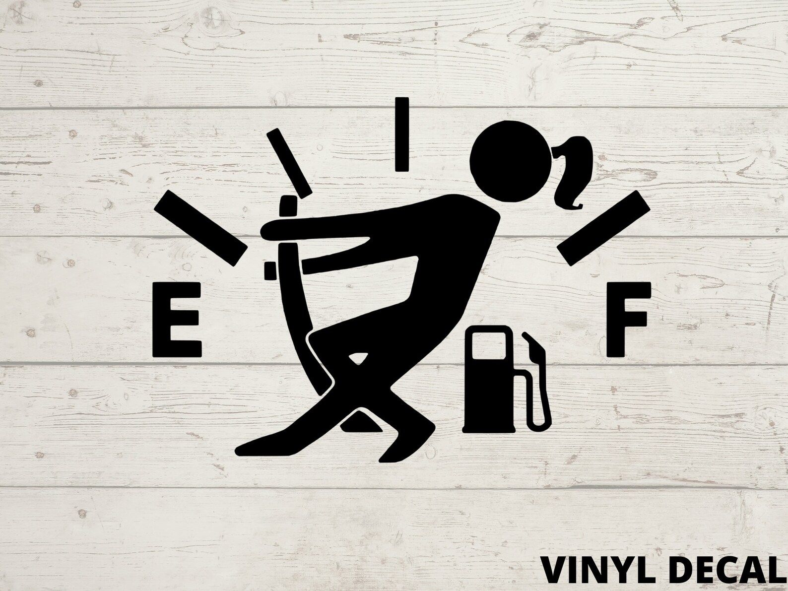 Empty Tank Girl Decal, Tumbler Decal, Car Decals, Cup Decal, Gifts for ...