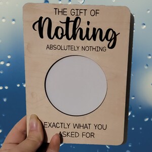 The Gift of Nothing, Gag Gift, Holiday Gift, Gift for Kids, Gift for ...